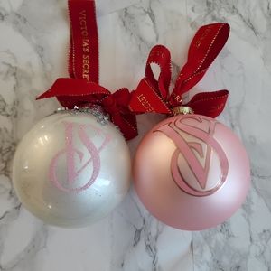 Victoria's Secret | Accents | 2 Victorias Secret Ornament Ball Iconic ...